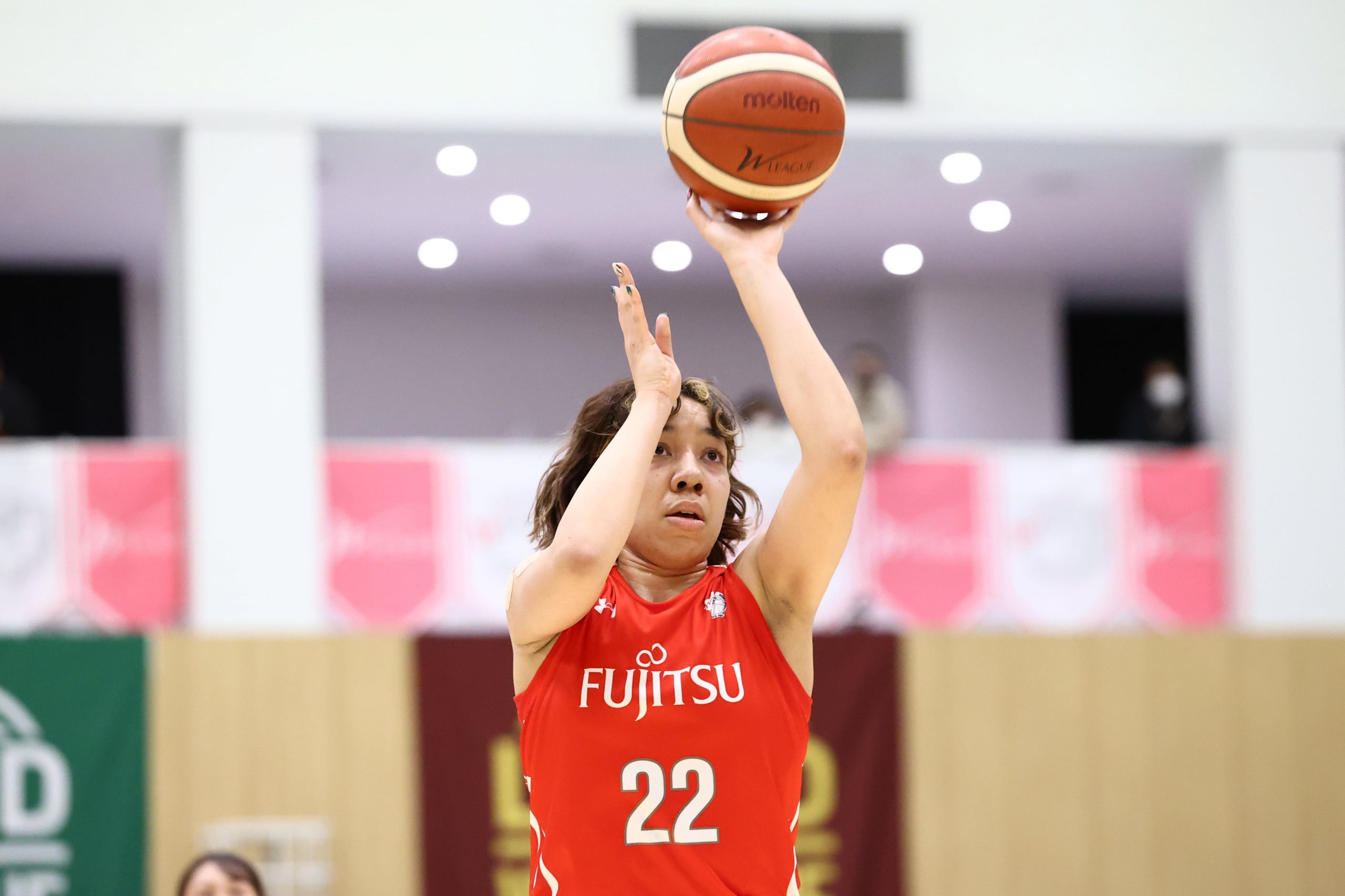 21-22 Wリーグ レギュラーシーズン 日立ハイテク 第2戦 - レッドウェーブ - Fujitsu Sports : 富士通