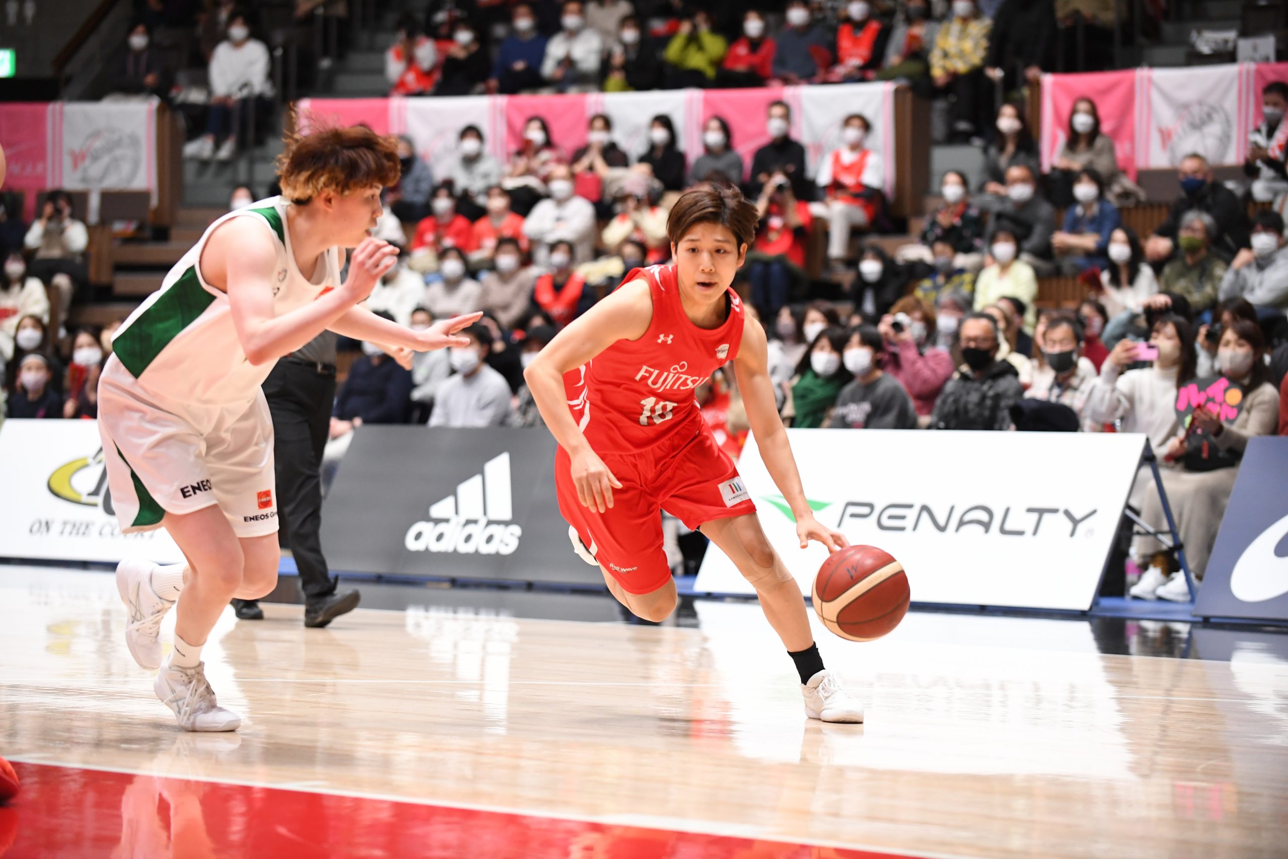 21-22 Wリーグ レギュラーシーズン ENEOS 第2戦 - レッドウェーブ - Fujitsu Sports : 富士通