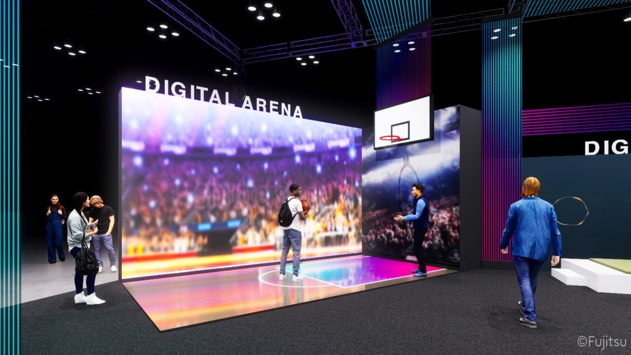 CEATEC 2024」に、レッドウェーブがコラボした シュート体験コーナー登場！】 - レッドウェーブ - Fujitsu Sports : 富士通